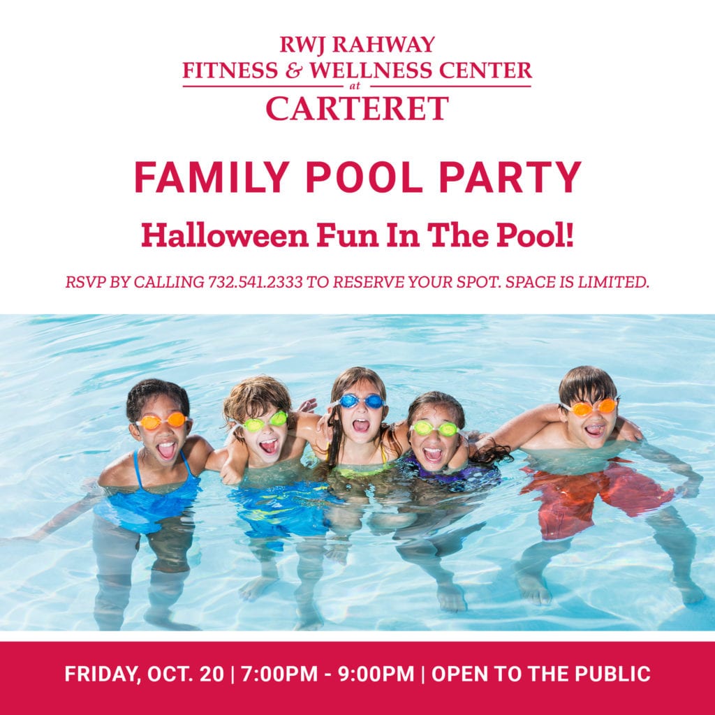 Join us for a Family Pool Party Friday night, October 20! - RWJ Rahway ...